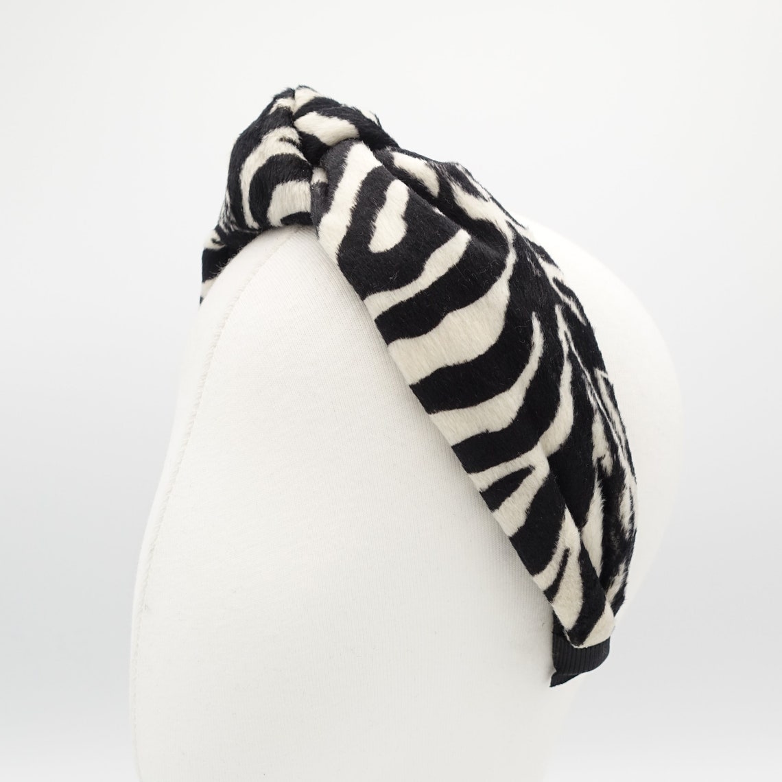 Zebra Knotted Headband Animal Print Pattern Hairband Woman - Etsy