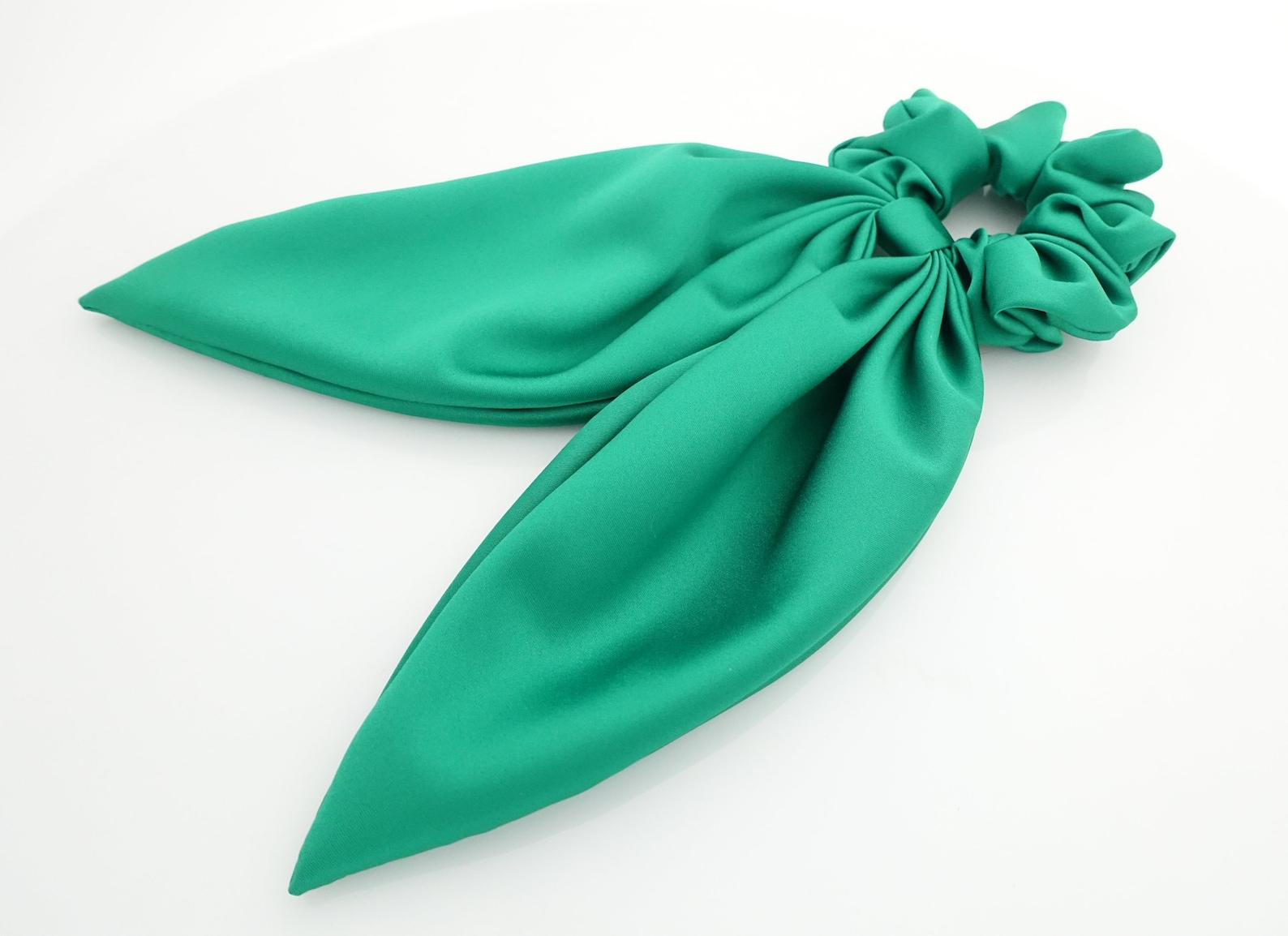 Glossy Satin Tail Scrunchies Knot Hair Scrunchie - Etsy