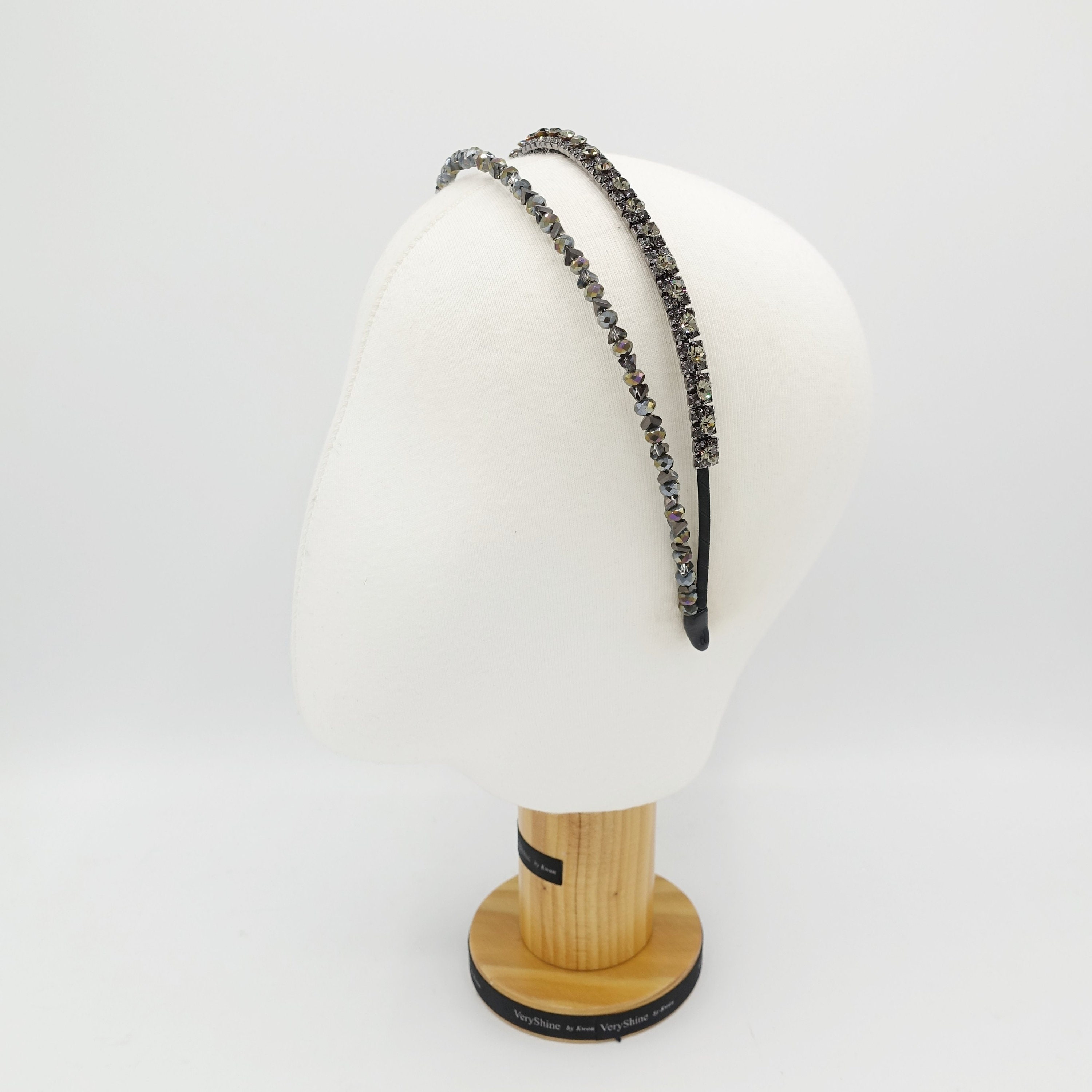 Jeweled double headband rhinestone crystal embellished | Etsy