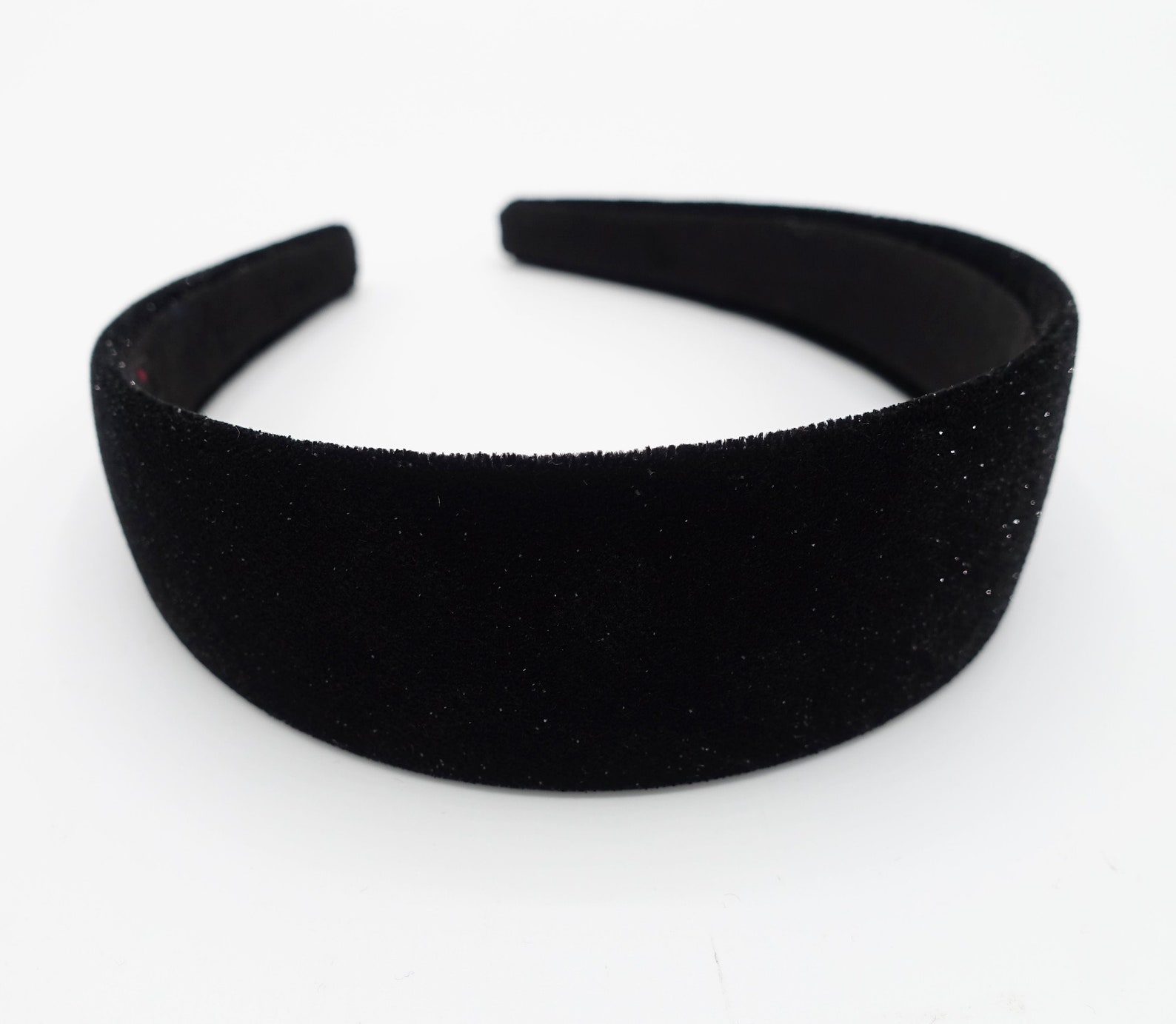 Glittering Velvet Flat Headband Basic Women Hairband - Etsy