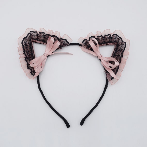 Fox Ears Headband Lolita Bell Cat Ear Headband Kitten Ears Cosplay ...