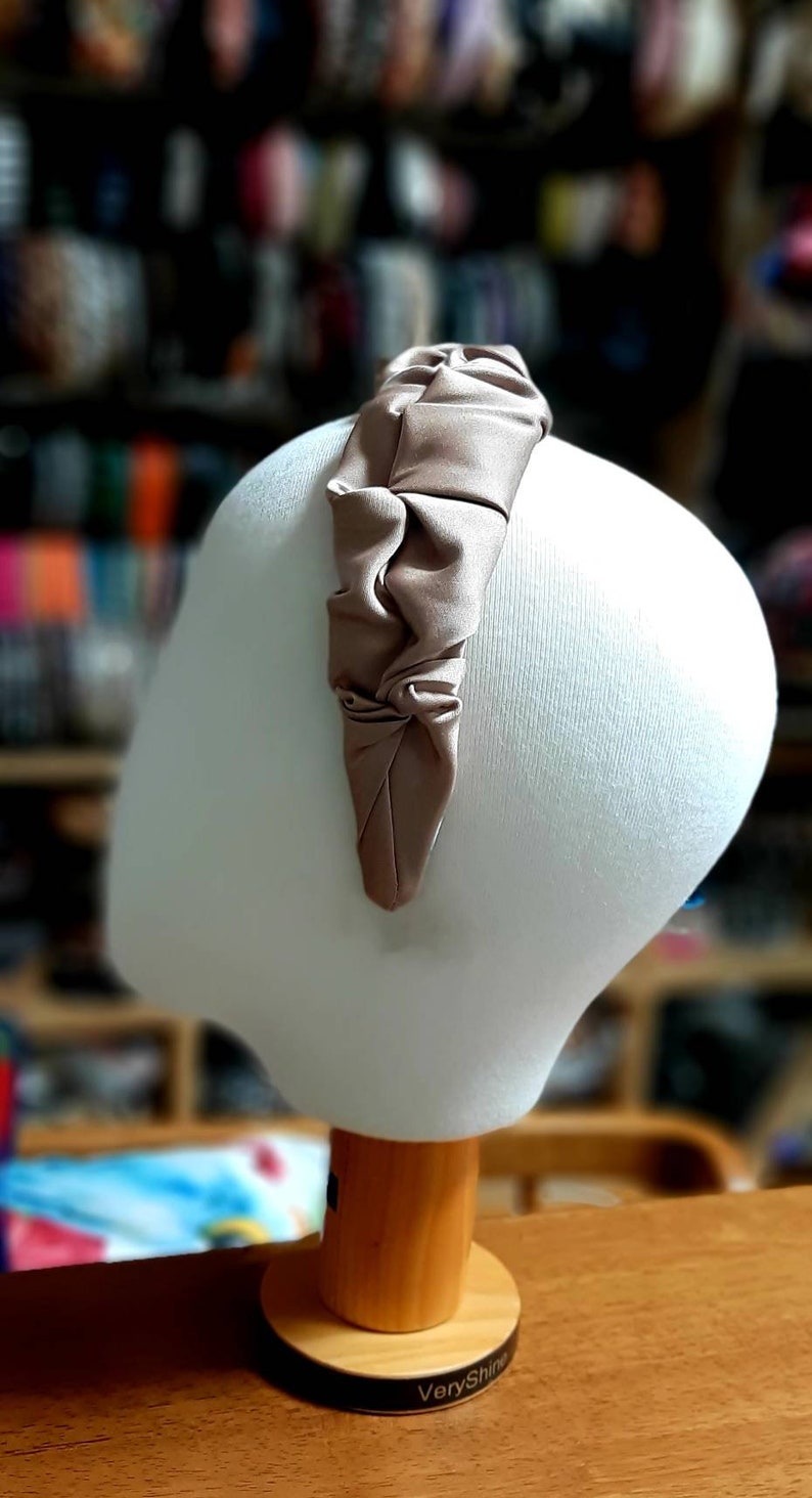 Satin Twisted Wave Headband Stylish Regular Width Hairband for Women - Etsy