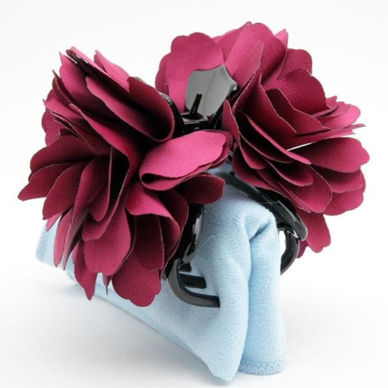 Wild Rose Flower Hair Jaw Claw Clip Women Hair Accessory Clamp - Etsy