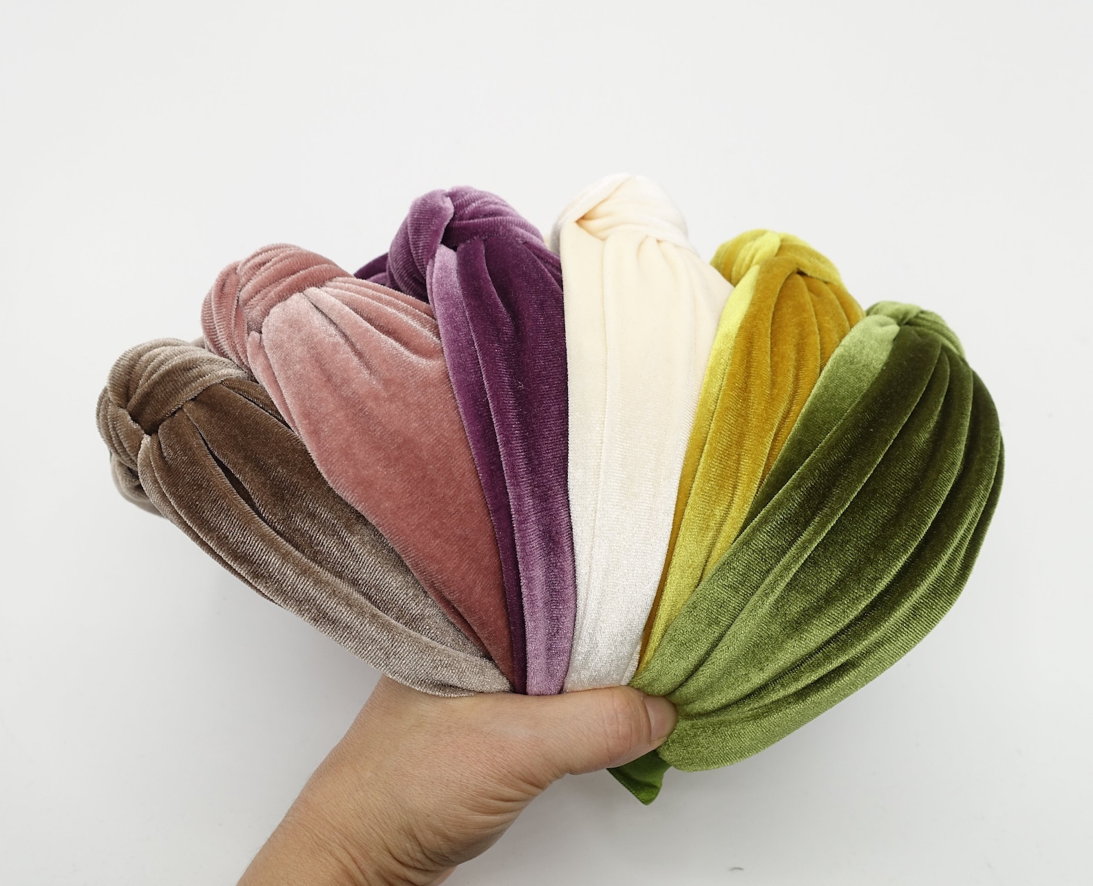 Velvet Knot Headband Basic Layered Hairband Women Hair - Etsy