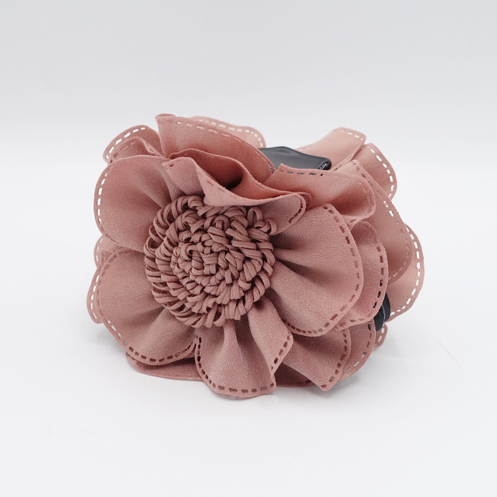 Flower Hair Claw Double Layered Petal Pistil Flower Hair Clamp | Etsy