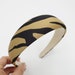 Satin Zebra Print Padded Headband - Etsy