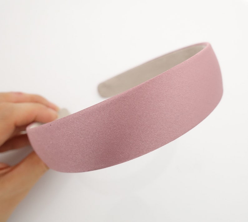 Glossy Satin Basic Headband Women Hairband | Etsy