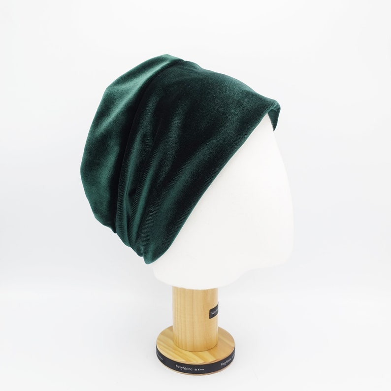 Velvet Beanie Hat Stretchable Women Hat - Etsy
