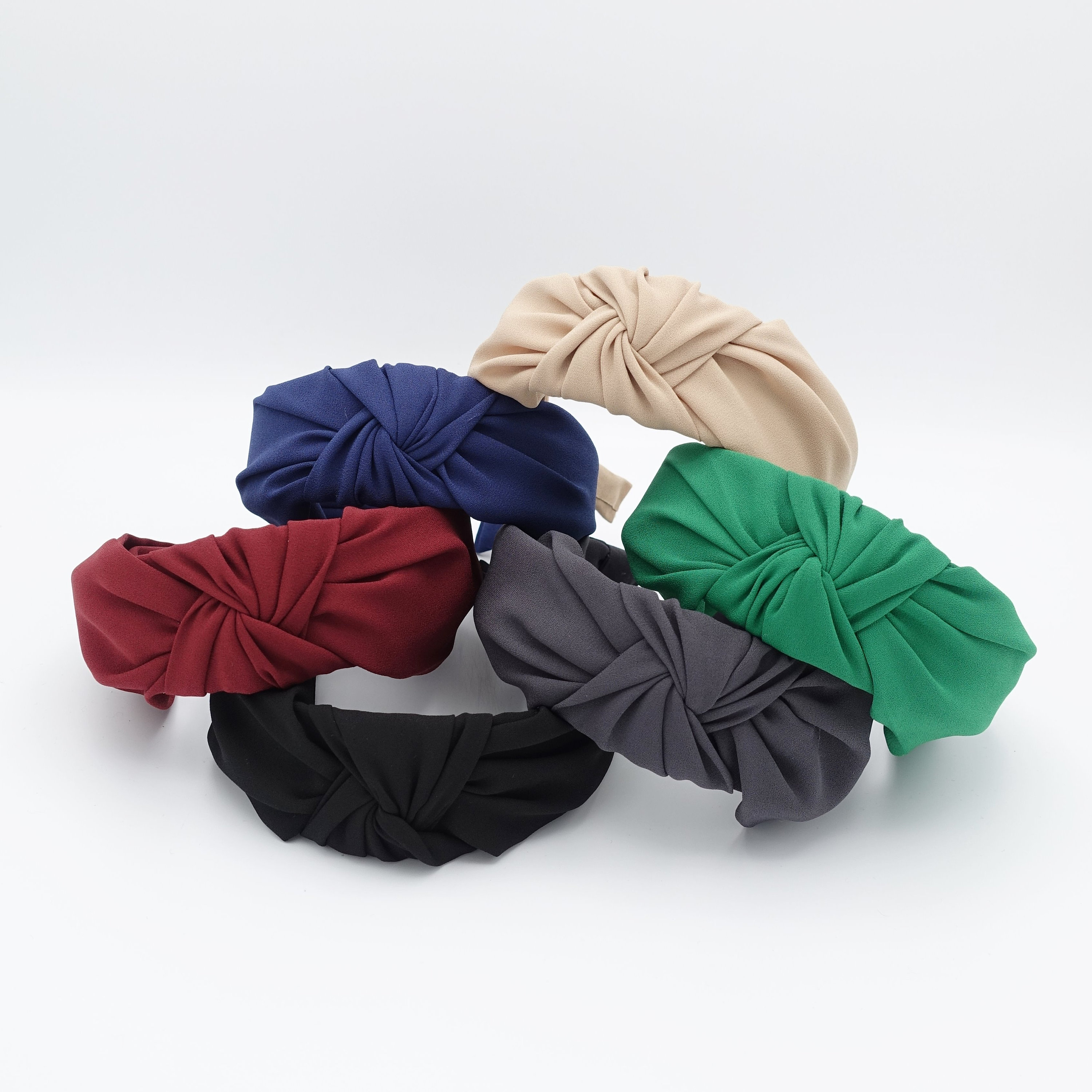 Chiffon Knot Headband Solid Basic Women Hairbands - Etsy