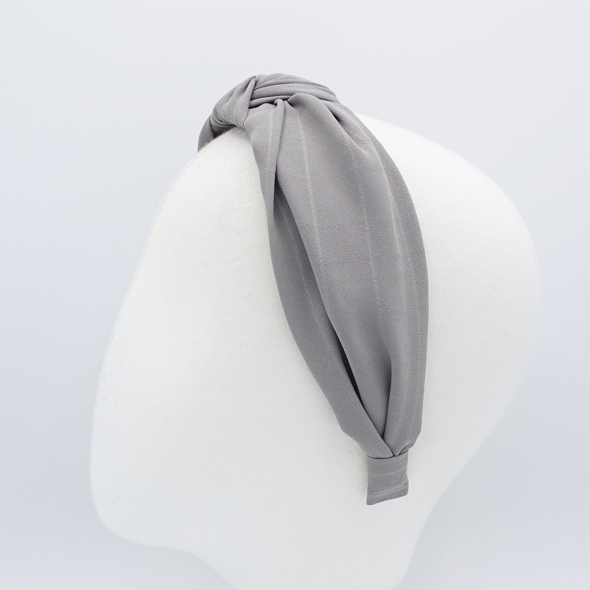 Chiffon Grid Knot Headband Thin Fabric Hairband Women Hair Accessory - Etsy