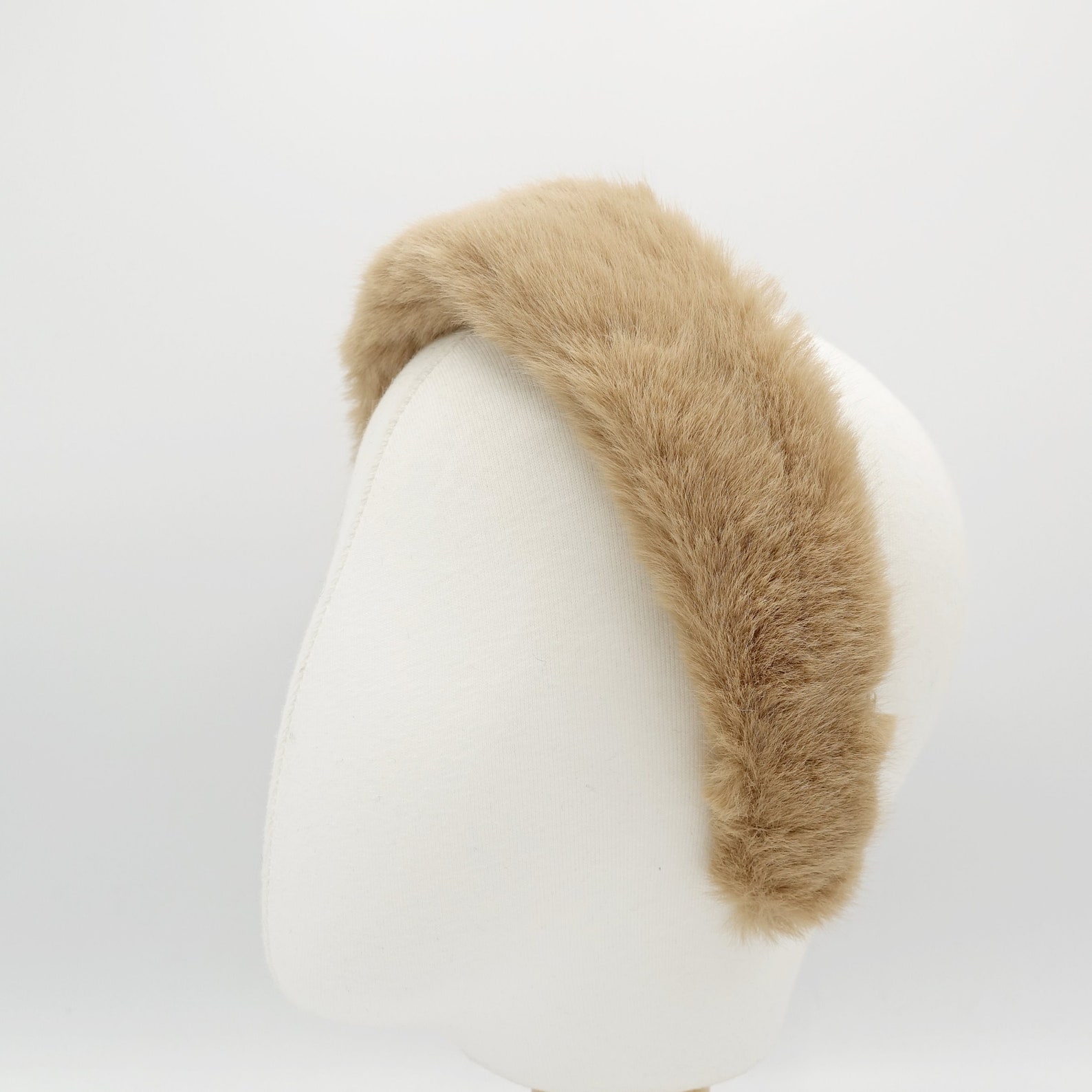 Fabric Fur Headband Faux Fur Hairband Women Fall Winter Hair - Etsy