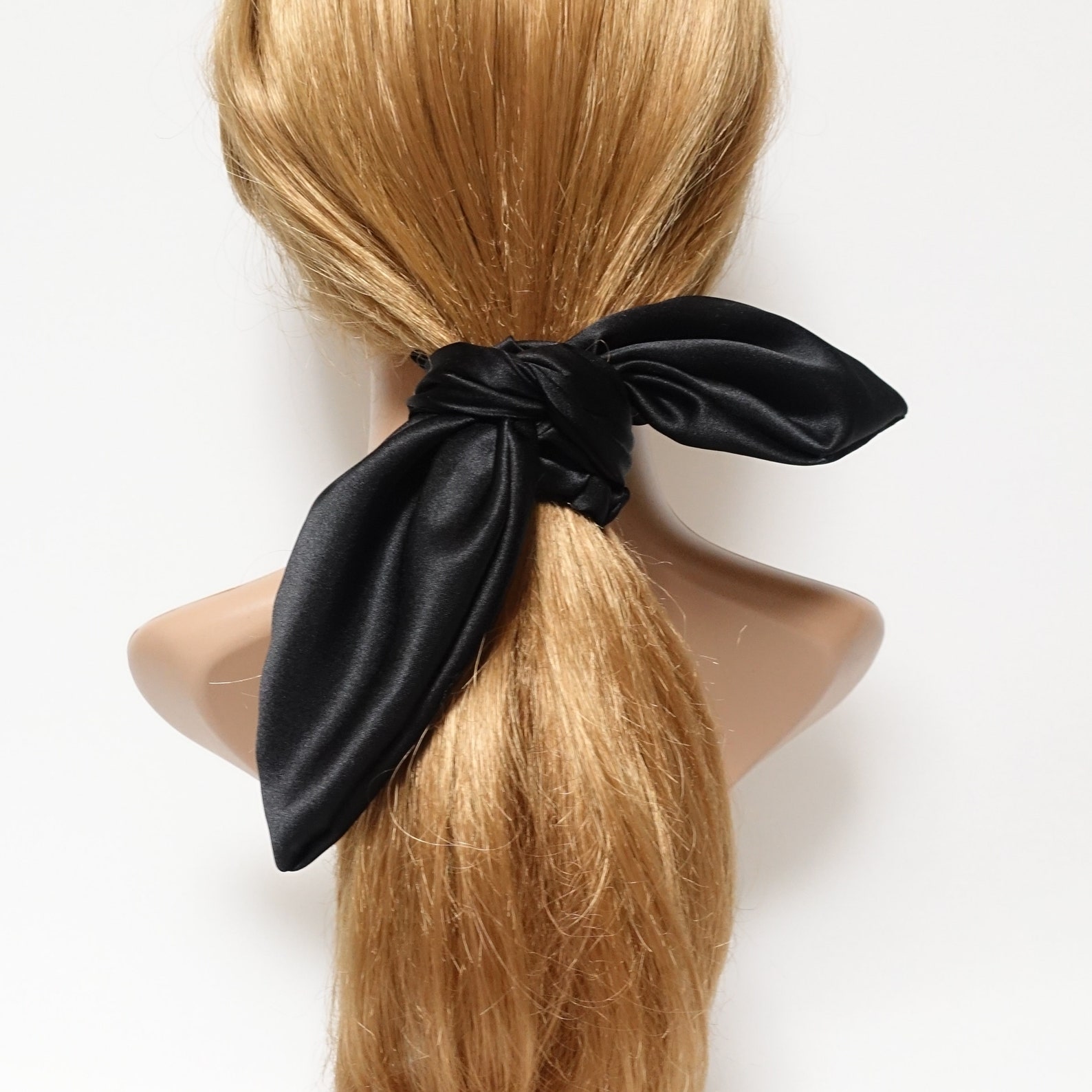 Glossy Satin Tail Scrunchies Knot Hair Scrunchie - Etsy