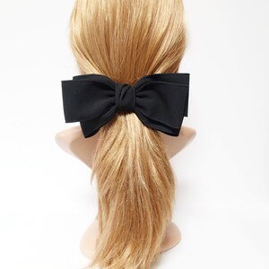 Multi Layer Bow Barrette Interlocked Trim Hair Bow for Women - Etsy