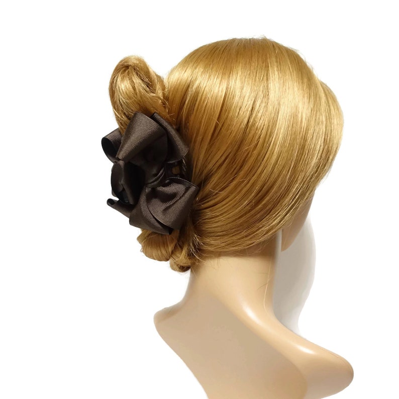 Handmade Grosgrain Bow Hair Claw Clip Fabric Bow Butterfly - Etsy