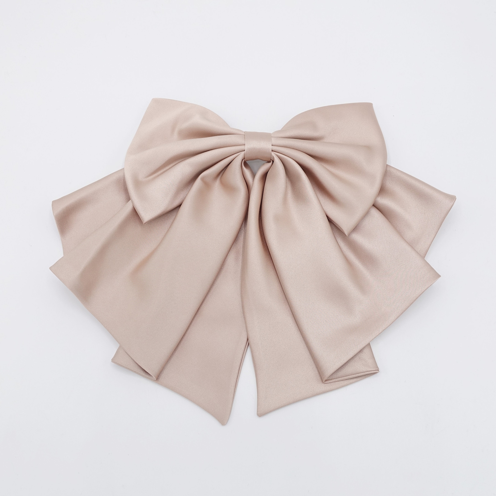 Satin Suit Hair Bow Classic Hair Accessory for Women - Etsy