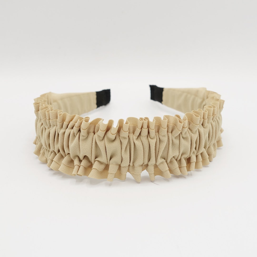 Thin Pleated Headband Quality Hairband Hair Accessory for - Etsy