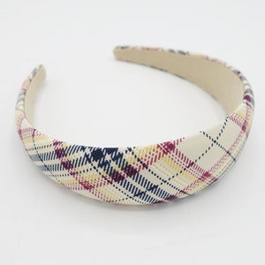 Check Headband Plaid Pattern Hairband Basic Hair Accessory for Women - Etsy