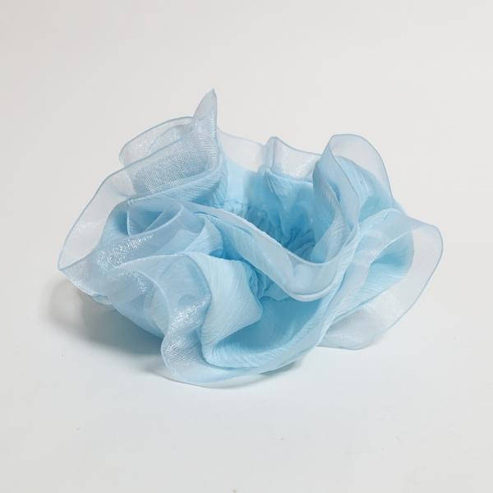 Mesh Trim Chiffon Scrunchies Hair Elastics Women Hair - Etsy