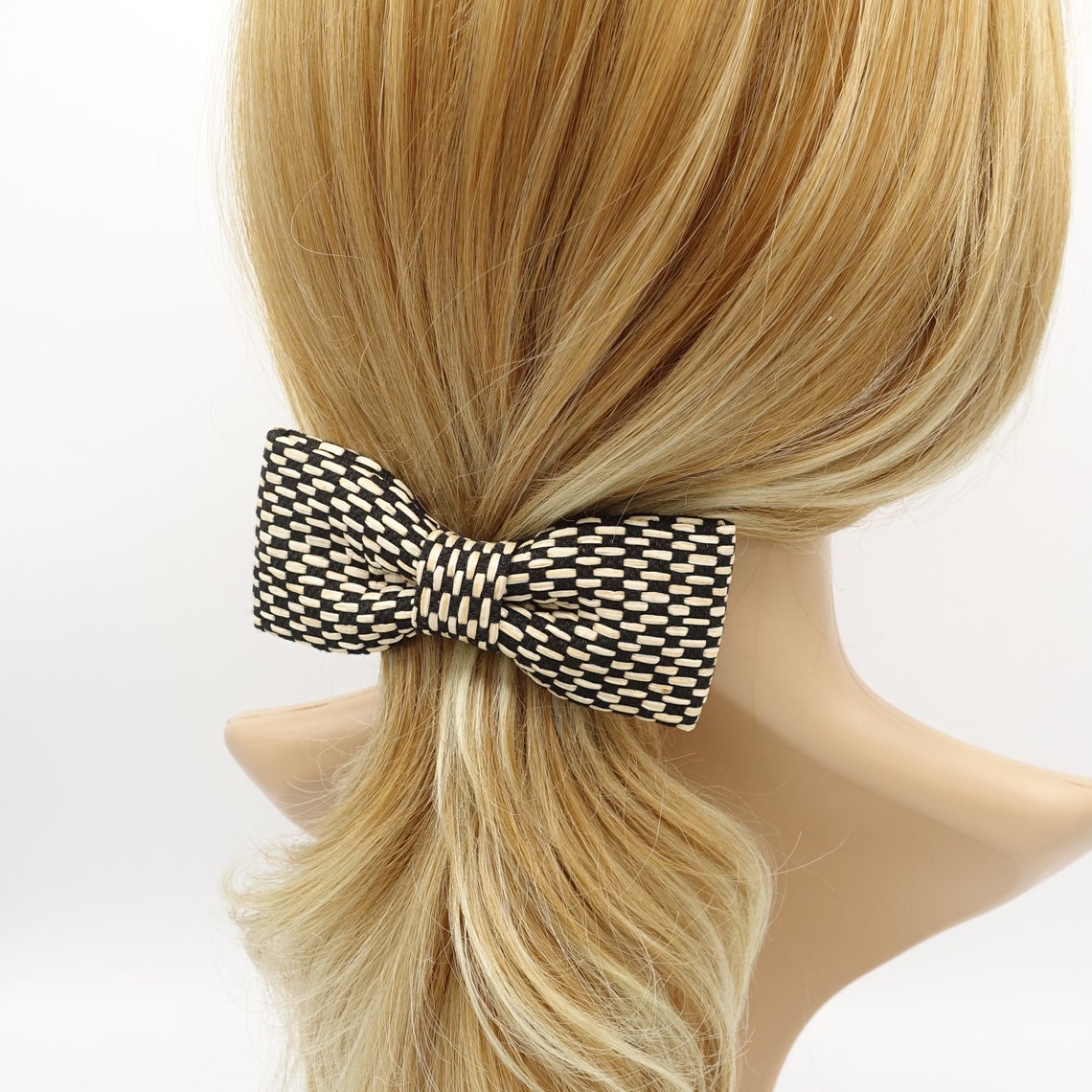 Arc de cheveux de paille accessoire de cheveux en rotin imité - Etsy France