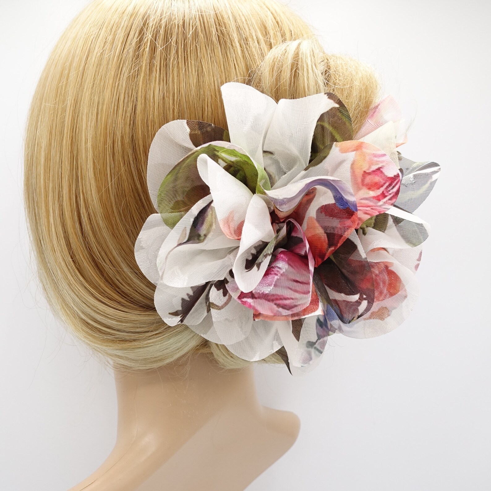 Big Flower Hair Claw Multi-colored Petal Hair Clamp for Women - Etsy