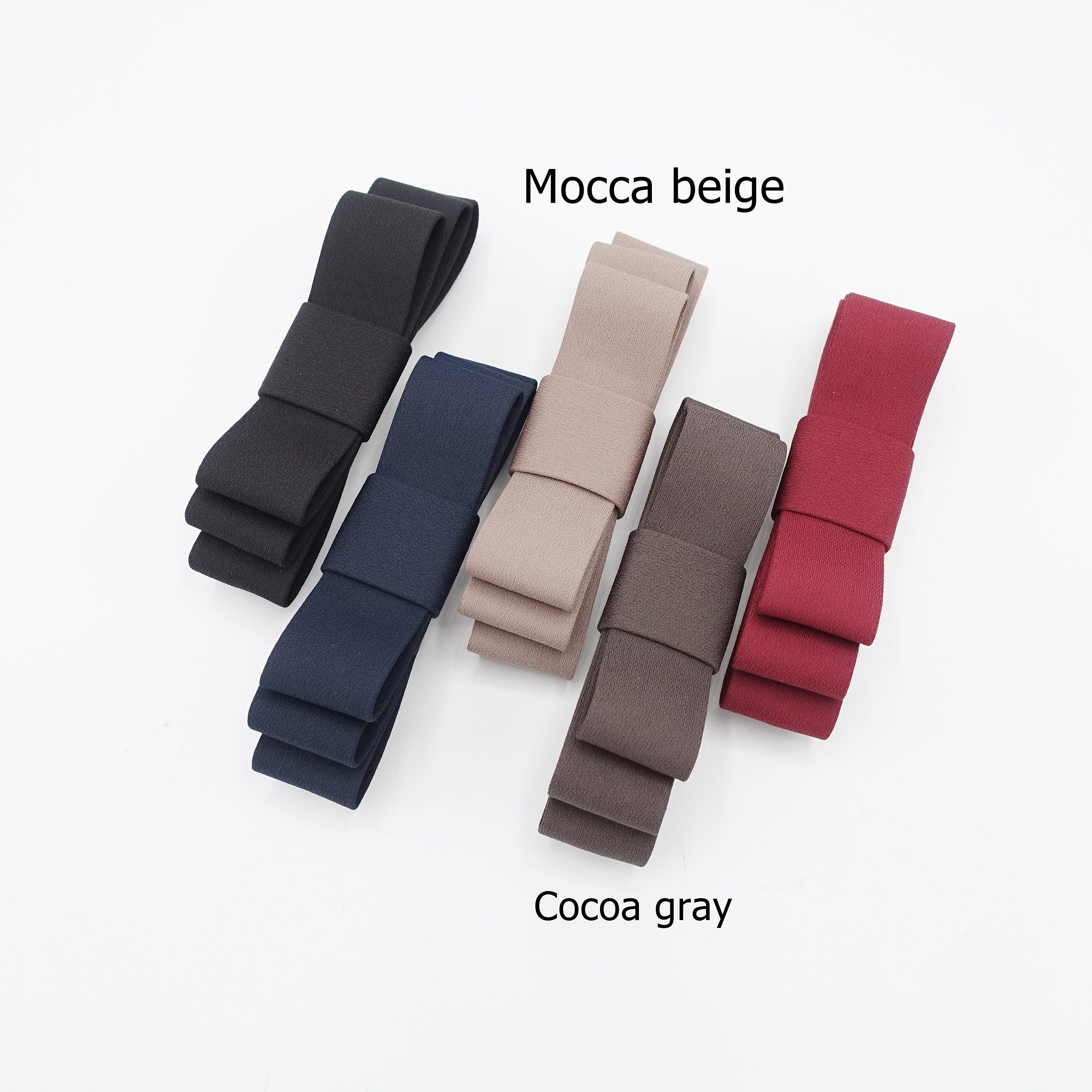 Double Layered Flat Bow French Hair Barrette Women Hair - Etsy