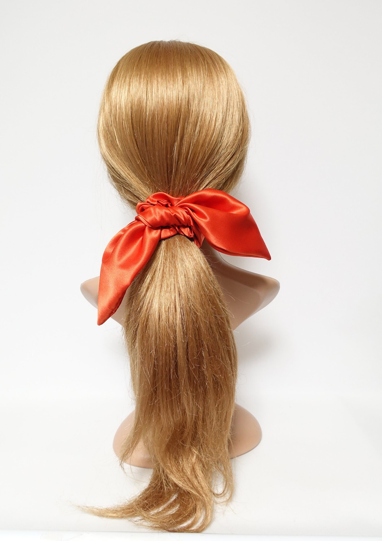Glossy Satin Tail Scrunchies Knot Hair Scrunchie - Etsy