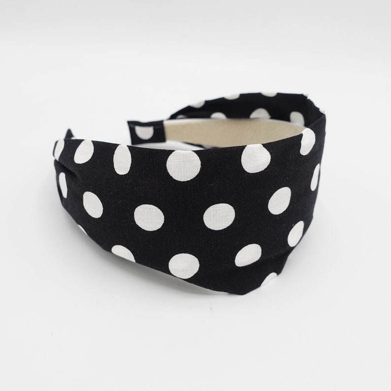 Dot Flat Headband Casual Wide Hairband Hair Accessory for Women - Etsy