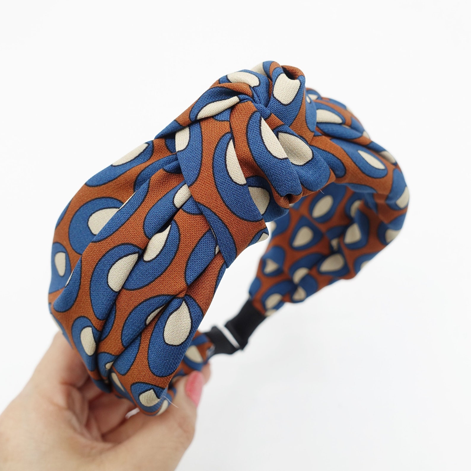 Elliptical Water Drop Print Headband Knotted Hairband Women | Etsy