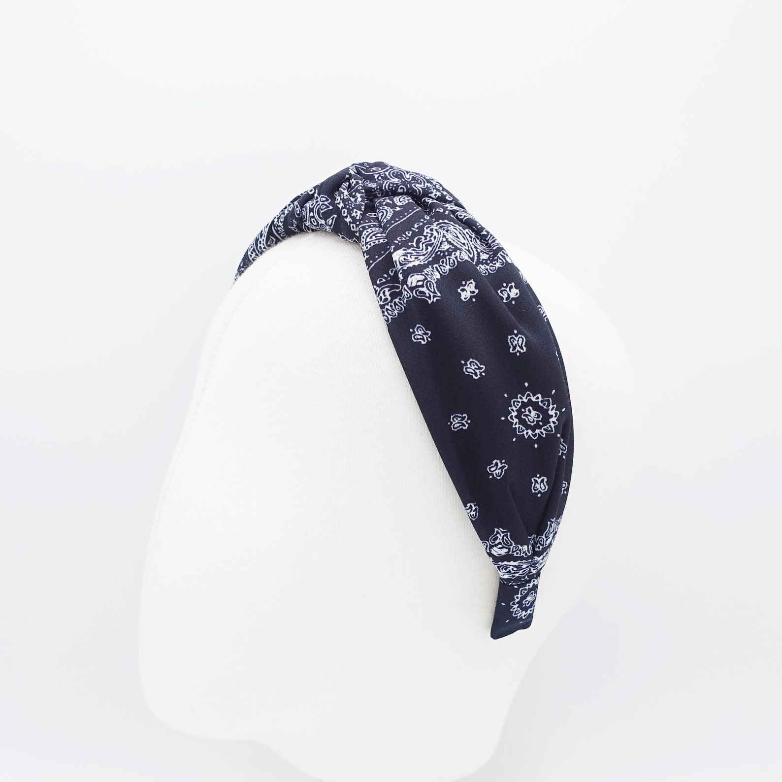 Bandana Headband Paisley Knotted Hairband Women Hair Accessory - Etsy