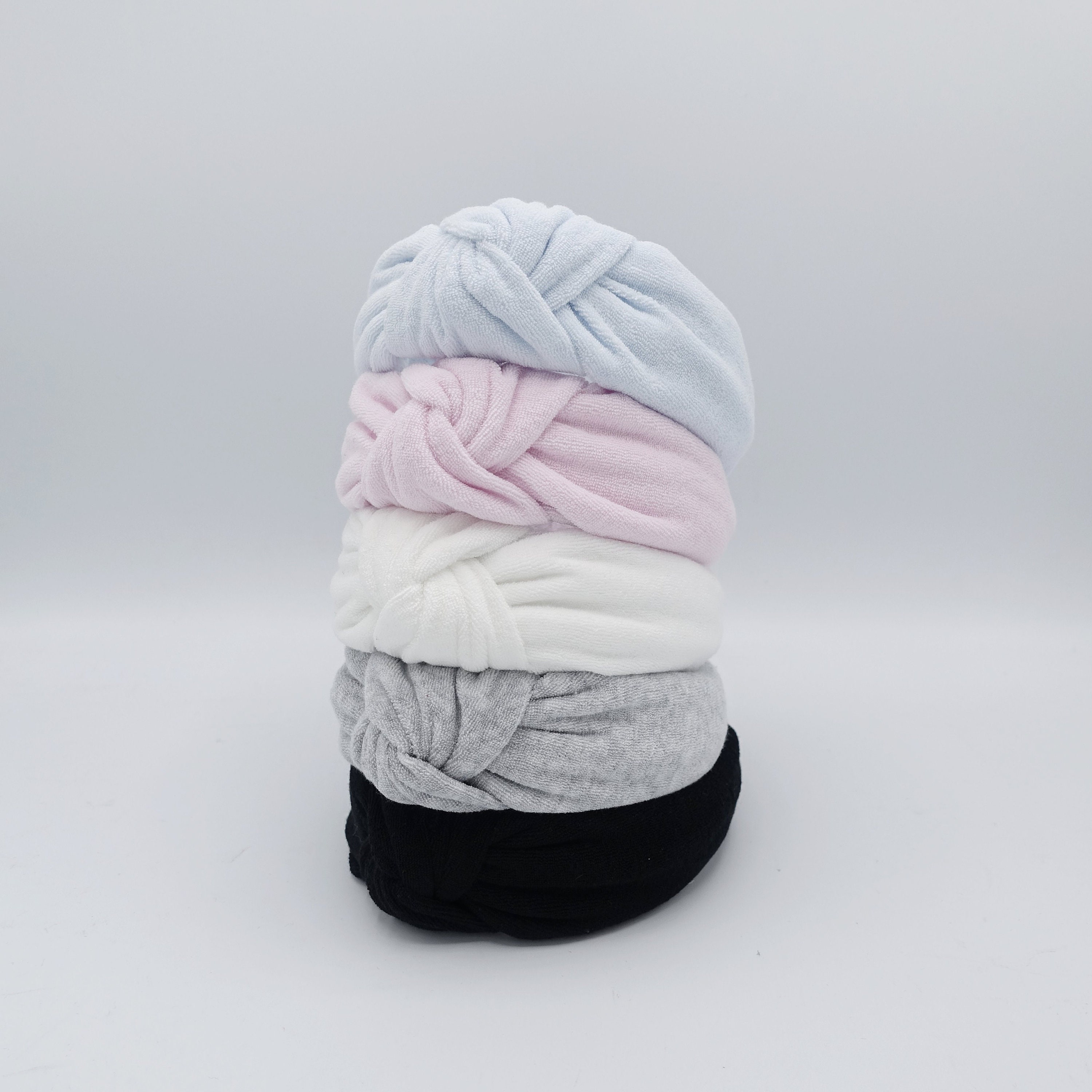 Terry Cloth Top Knot Headband Cozy Fashion Hairband for Women - Etsy