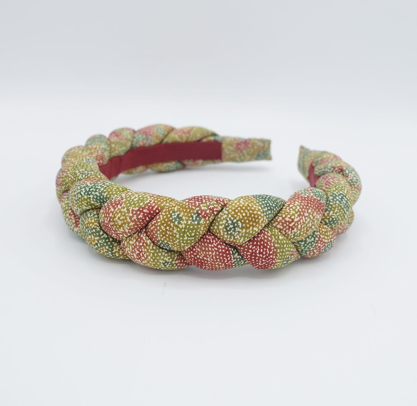 Silk Braided Headband Floral Padded Hairband Luxury Hair | Etsy