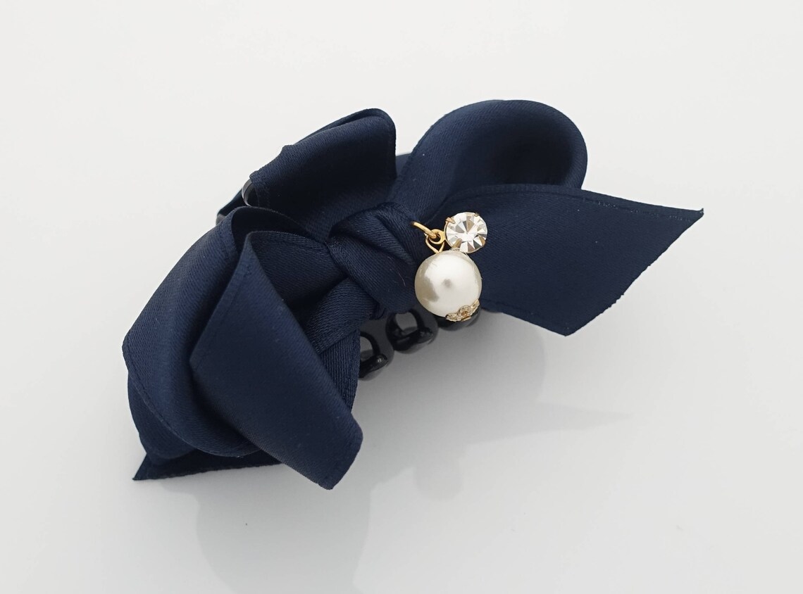 Handmade Satin Bow Mini Hair jaw Claw Clip Women Hair | Etsy