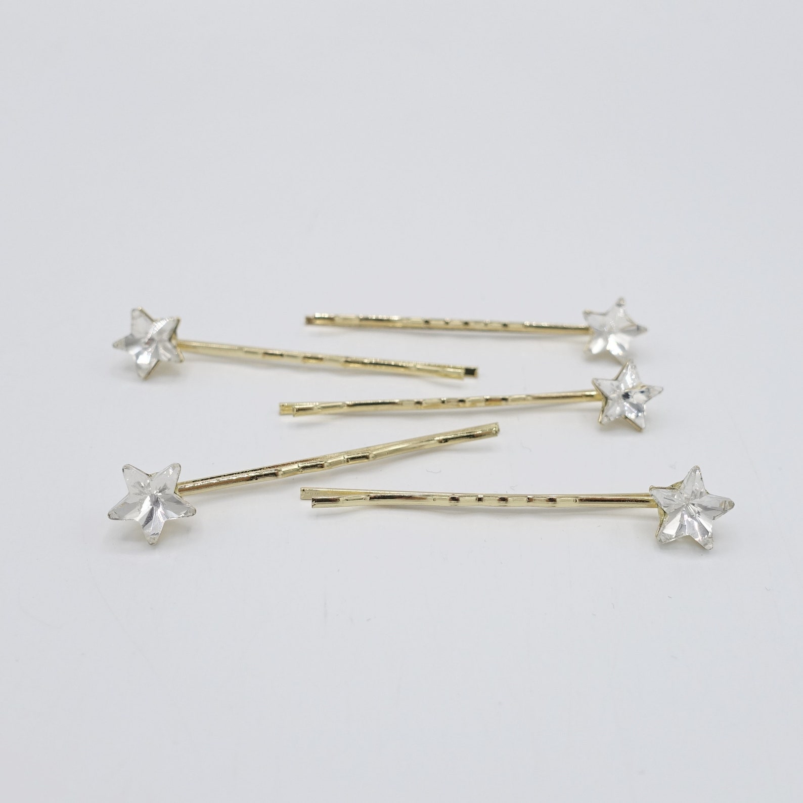 Glass Star Bobby Pin Set - Etsy