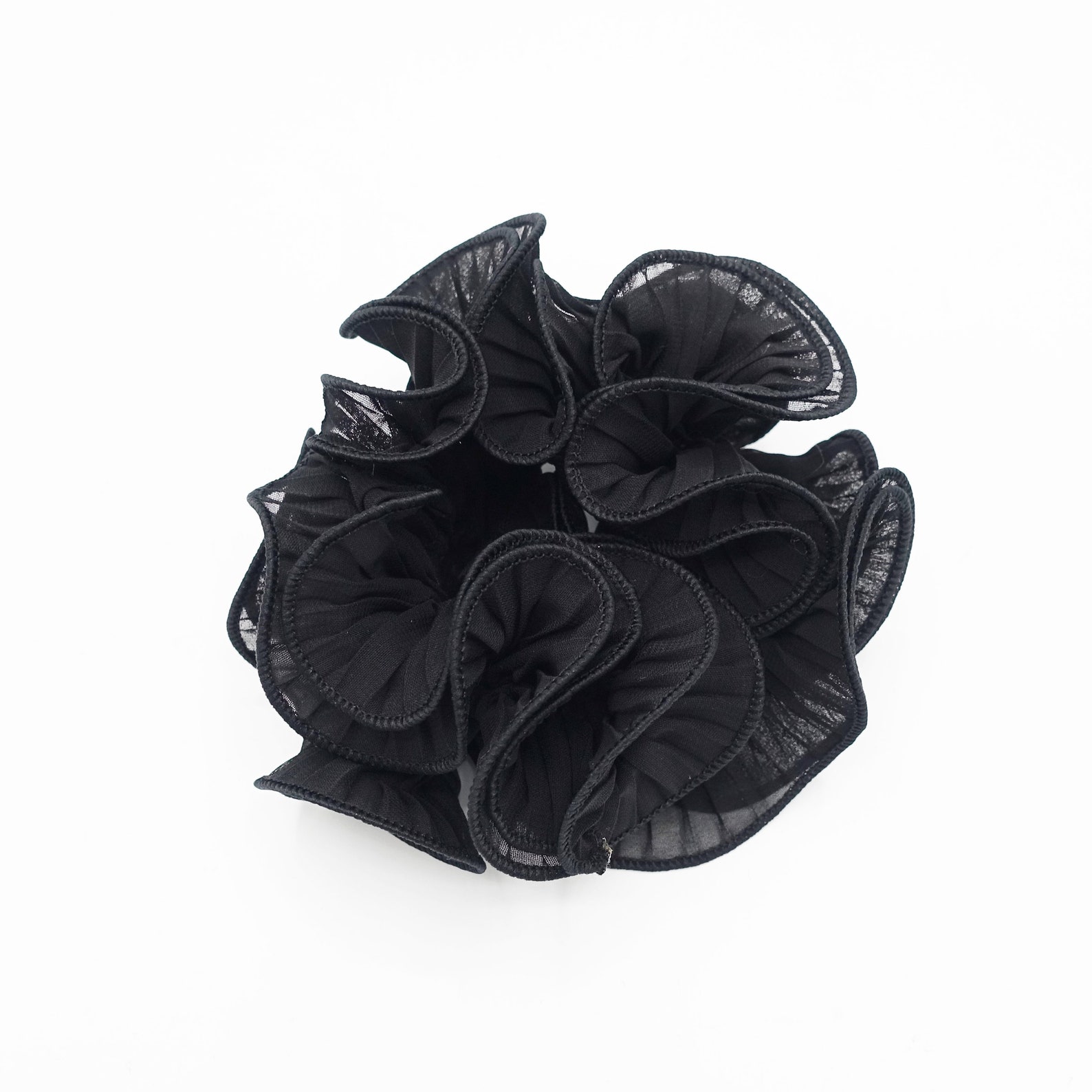 4 Edges Pleated Scrunchies Colorful Scrunchie Woman Hair - Etsy