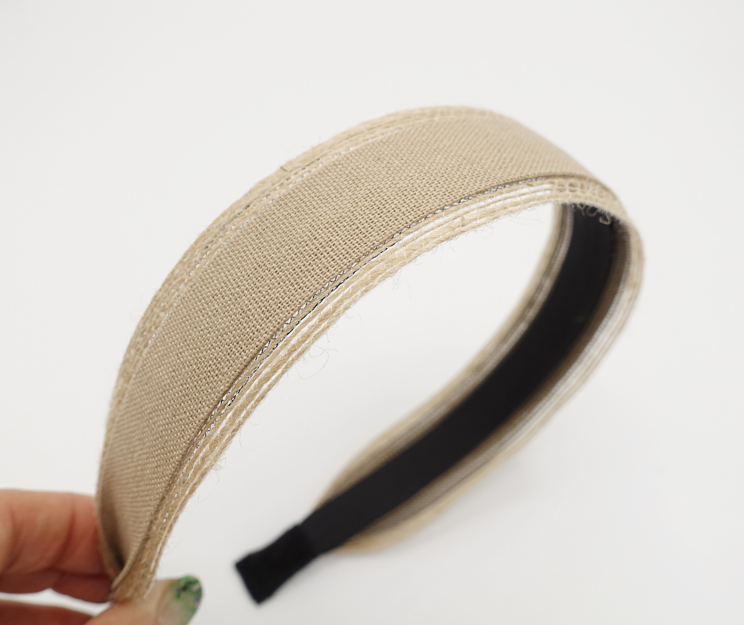 Natural Headband Jute Linen Blend Hairband for Women - Etsy