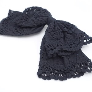 Lace Hair Bow for Women - Etsy