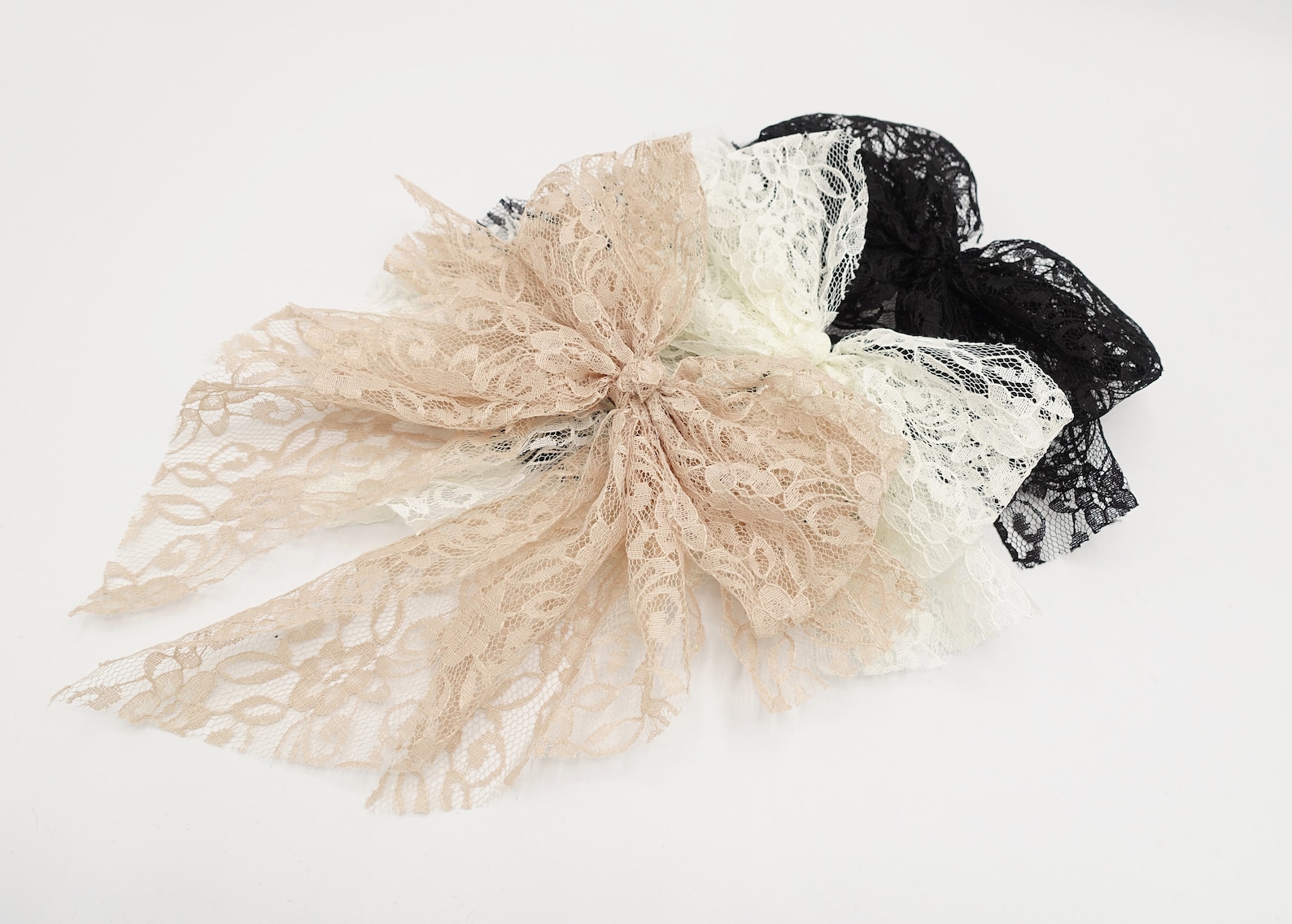 Lace Hair Bow Feminine Styles Hair Accessory for Woman - Etsy