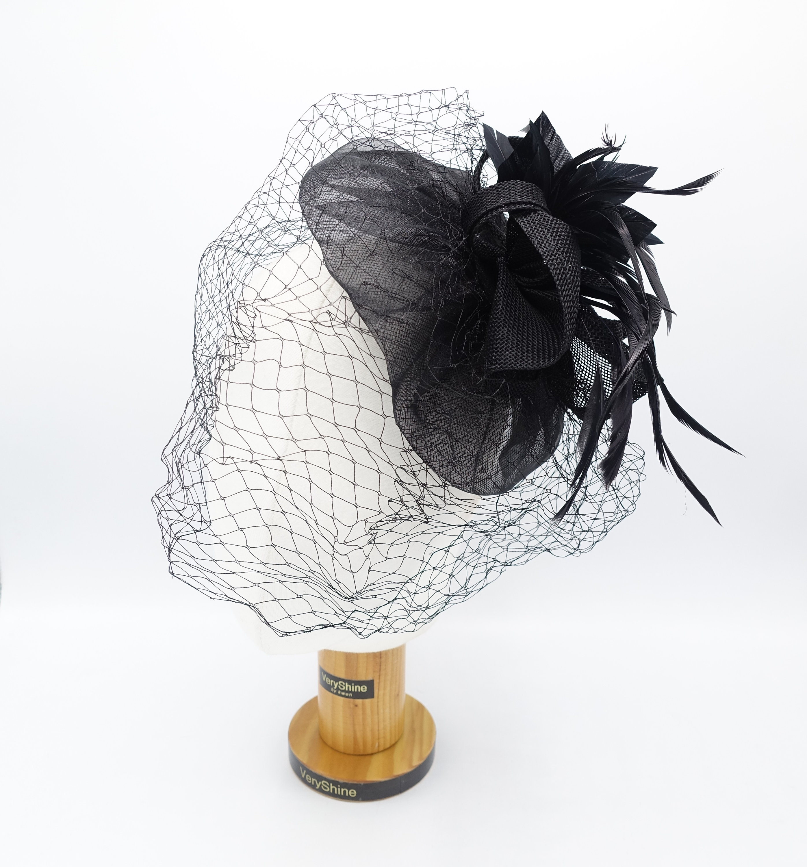 Feather Mesh Fascinator Hat - Etsy