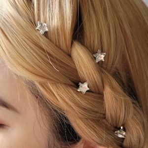 Glass Star Bobby Pin Set - Etsy