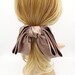 Glossy Satin Large Hair Bow Double Layered Droopy Bow Hair - Etsy