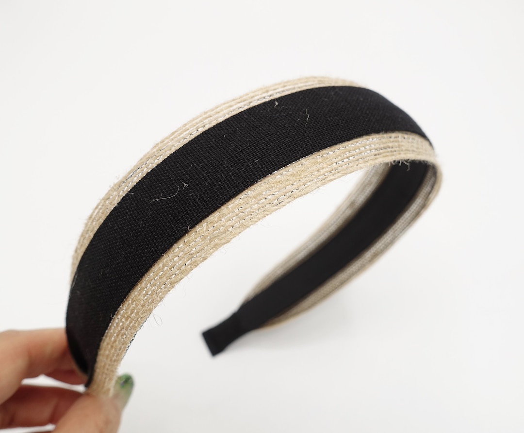 Natural Headband Jute Linen Blend Hairband for Women - Etsy