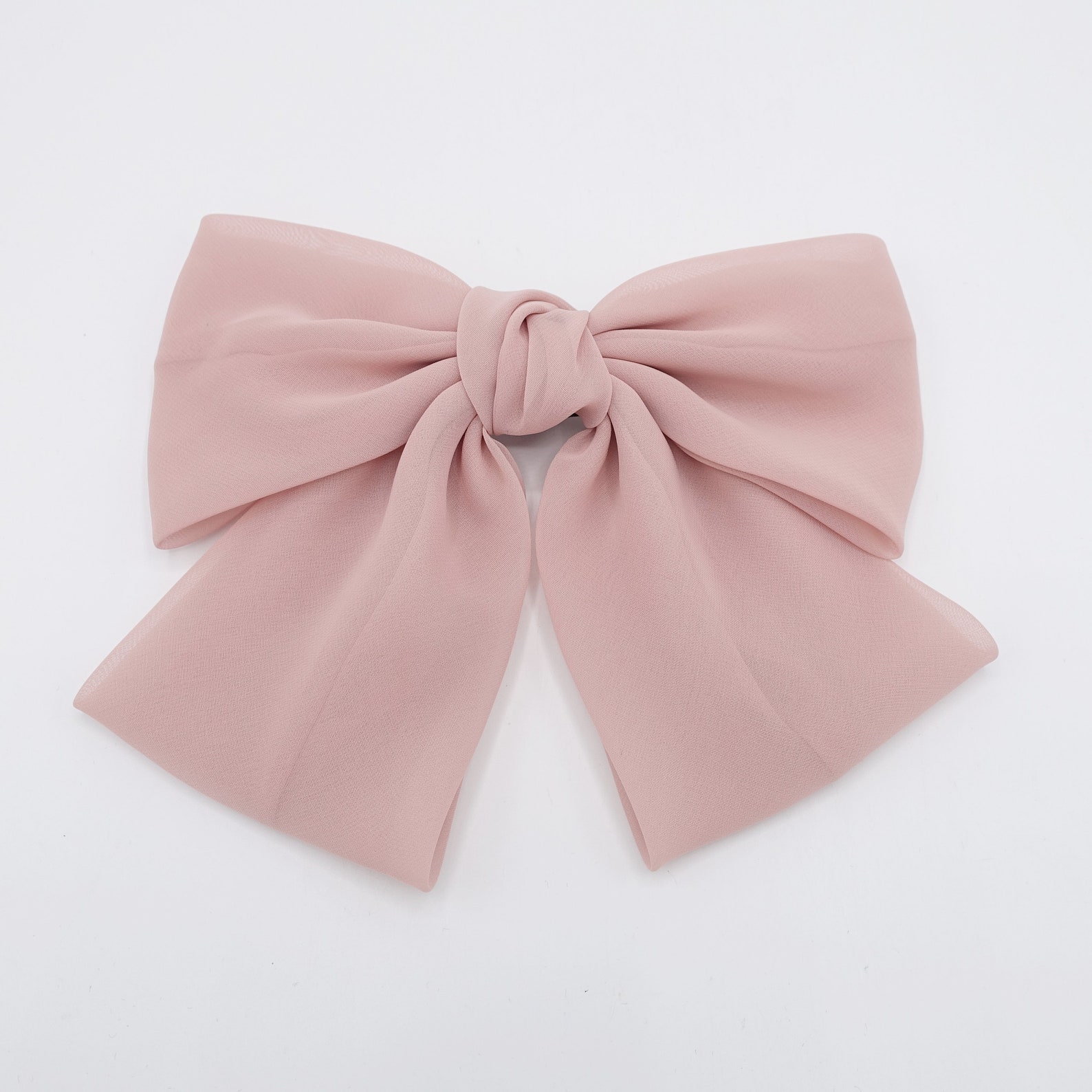Silky Chiffon Big K Bow Feminine Hair Accessory for Women - Etsy
