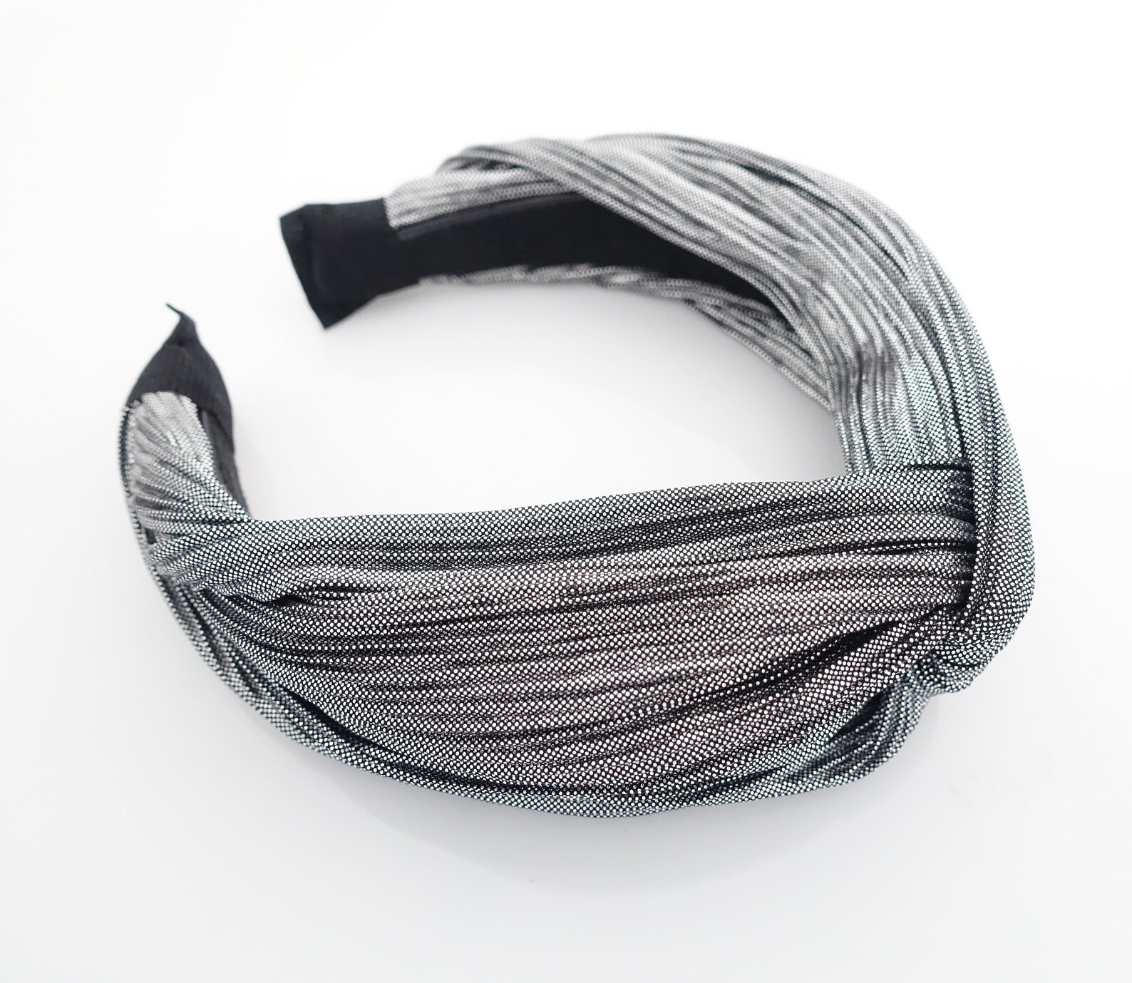 Glittering Pleated Cross Headband Stylish Woman Hairband - Etsy