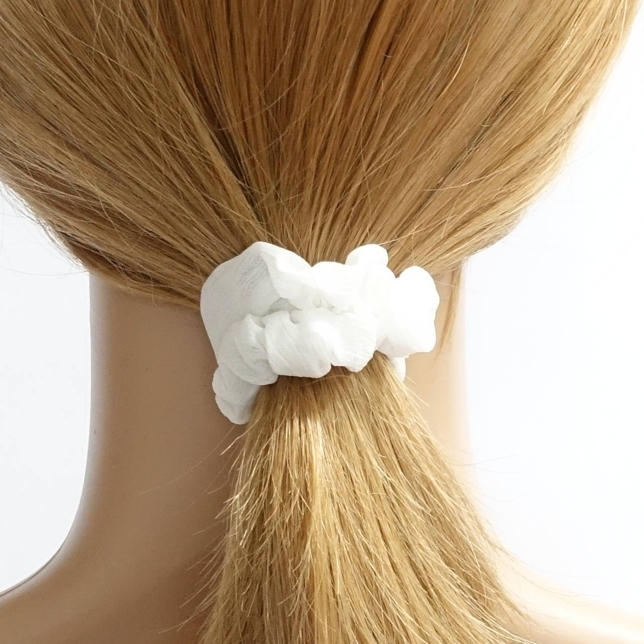 A Set of 5 Mini Chiffon Scrunchies Set Solid Color Scrunchy - Etsy