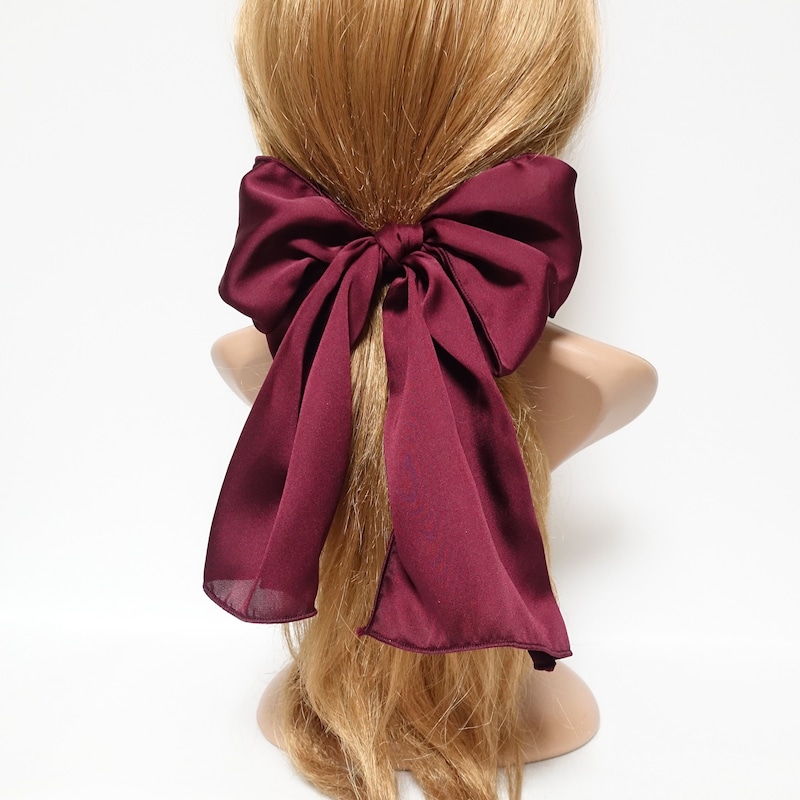 Big Red Hair Bow - Etsy
