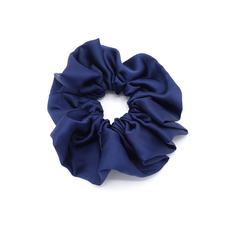 Solid Satin Oversized Scrunchies Large Scrunchie Hair Scrunchy - Etsy