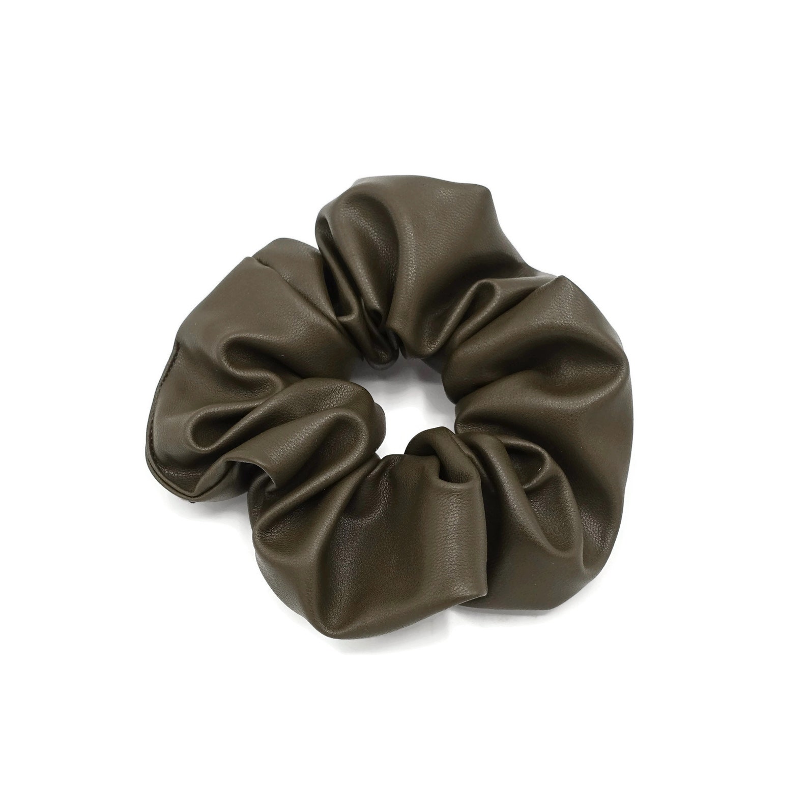 Faux Leather Scrunchies Fall Winter Scrunchy Women Hair - Etsy