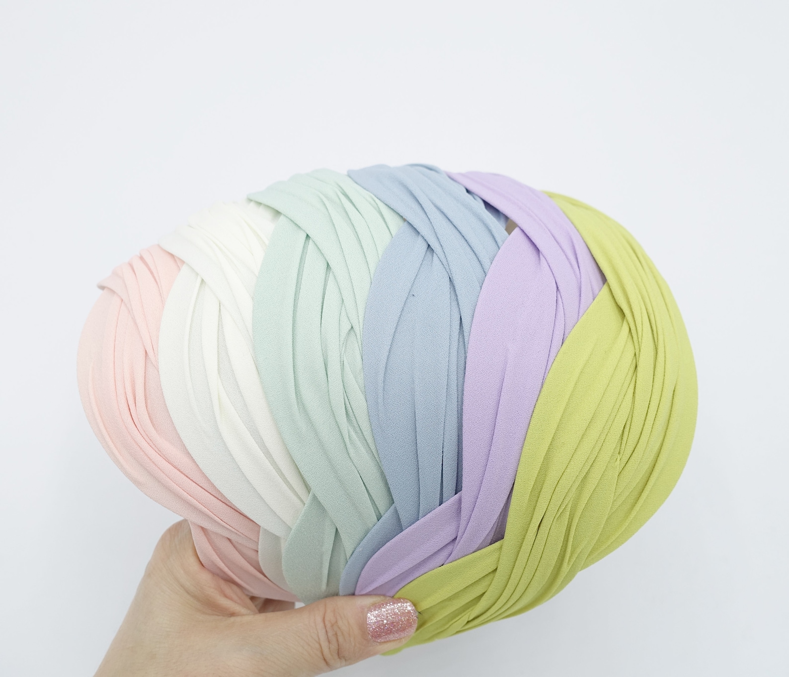 Chiffon Wave Headband Stylish Woman Hairband - Etsy Canada