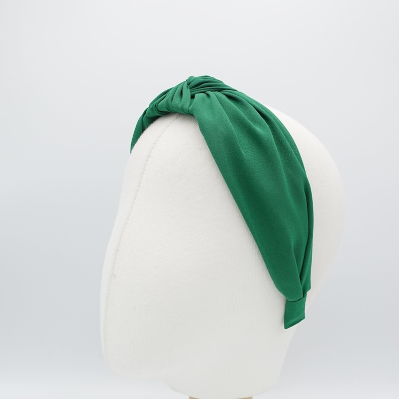 Chiffon Knot Headband Solid Basic Women Hairbands - Etsy