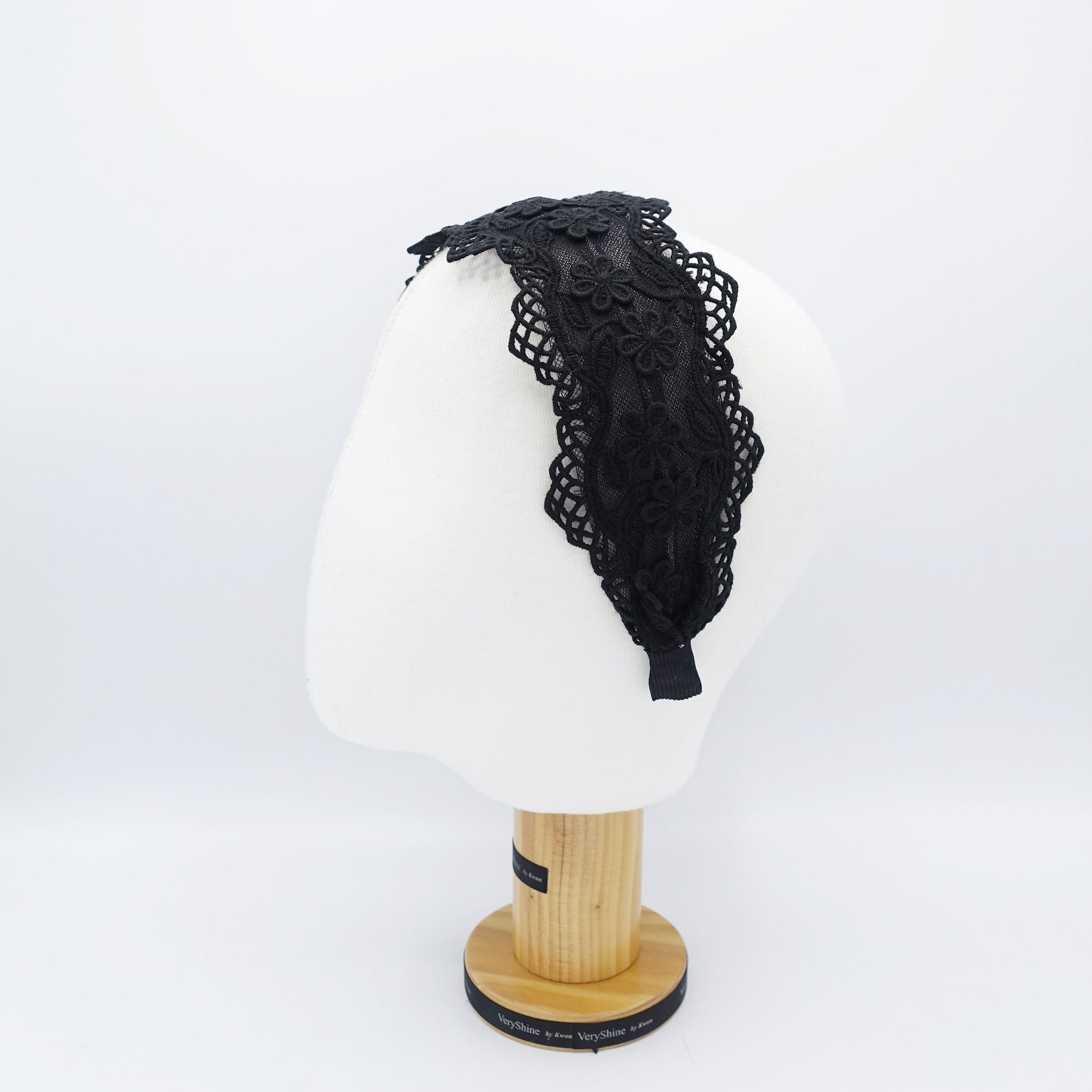 Floral Lace Headband Flat Headband Elegant Women Hair - Etsy